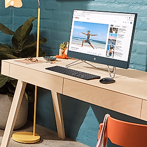 HP 23.8" FHD Touchscreen All-in-One, Intel Pentium Silver J5040 Processor, 16GB RAM, 1TB PCIe SSD, IR Webcam, HDMI, RJ-45, Wi-Fi 6, Wireless K&B, Windows 11 Home, Starry Forest