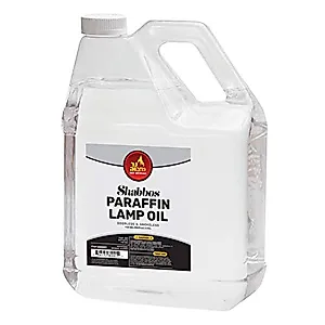 Ner Mitzvah 1 Gallon Paraffin Lamp Oil - Clear Smokeless, Odorless, Clean Burning Fuel for Indoor and Outdoor Use - Shabbos Lamp Oil - 2 Pack