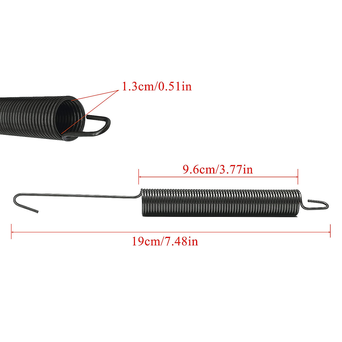 154430501 Dishwasher Door Spring for Frigidaire, Kenmore,Crosley, Westinghouse, Gibson, Tappan, Uni, and Kelvinator AP3363442 1014399 154226001 154226002 154345901（2 pc）