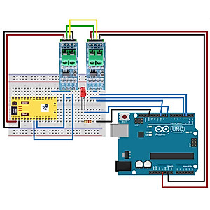 ANMBEST 10PCS MAX485 RS485 Transceiver Module TTL UART Serial to RS-485 Module for Arduino Raspberry Pi Industrial-Control