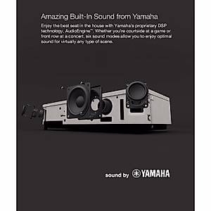 2022 New Upgrade Epson EpiqVision Ultra LS800 Ultra Short Throw 3-Chip 3LCD Smart Streaming Laser Projector, 4,000 Lumens, 4K PRO-UHD, HDR, 150", Android TV, 2.1ch Yamaha Built-in Speakers - White