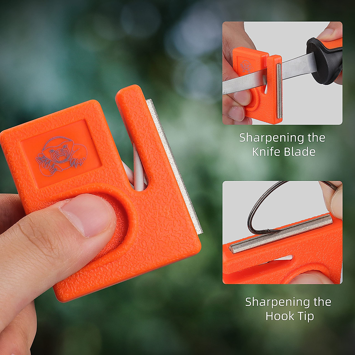 RUNCL Fishing Fillet Knife Combo Set, Bait Knife Fishing Tools Kit With 4" Fillet Knife, Sharpener, Fishing Pliers and 3500 Tackle Box