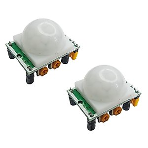 DIYables 2pcs HC-SR501 Infrared PIR Motion Sensor for Arduino, ESP32, ESP8266, Raspberry Pi