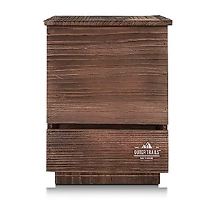 Outer Trails Two-Chamber Bat House - Brown