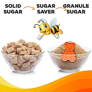 Enolvo Brown Sugar Bear - Terra Cotta Brown Sugar Keeper to Maintain Food Moisture, Food Safe Brown Sugar Saver for Food Storage Containers, Reusable Terracotta Discs - 2 Pack