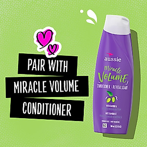 Aussie For Fine Hair, citrus,floral Volume Shampoo, W/Plum and Bamboo, 5.55pounds (Pack of 6)