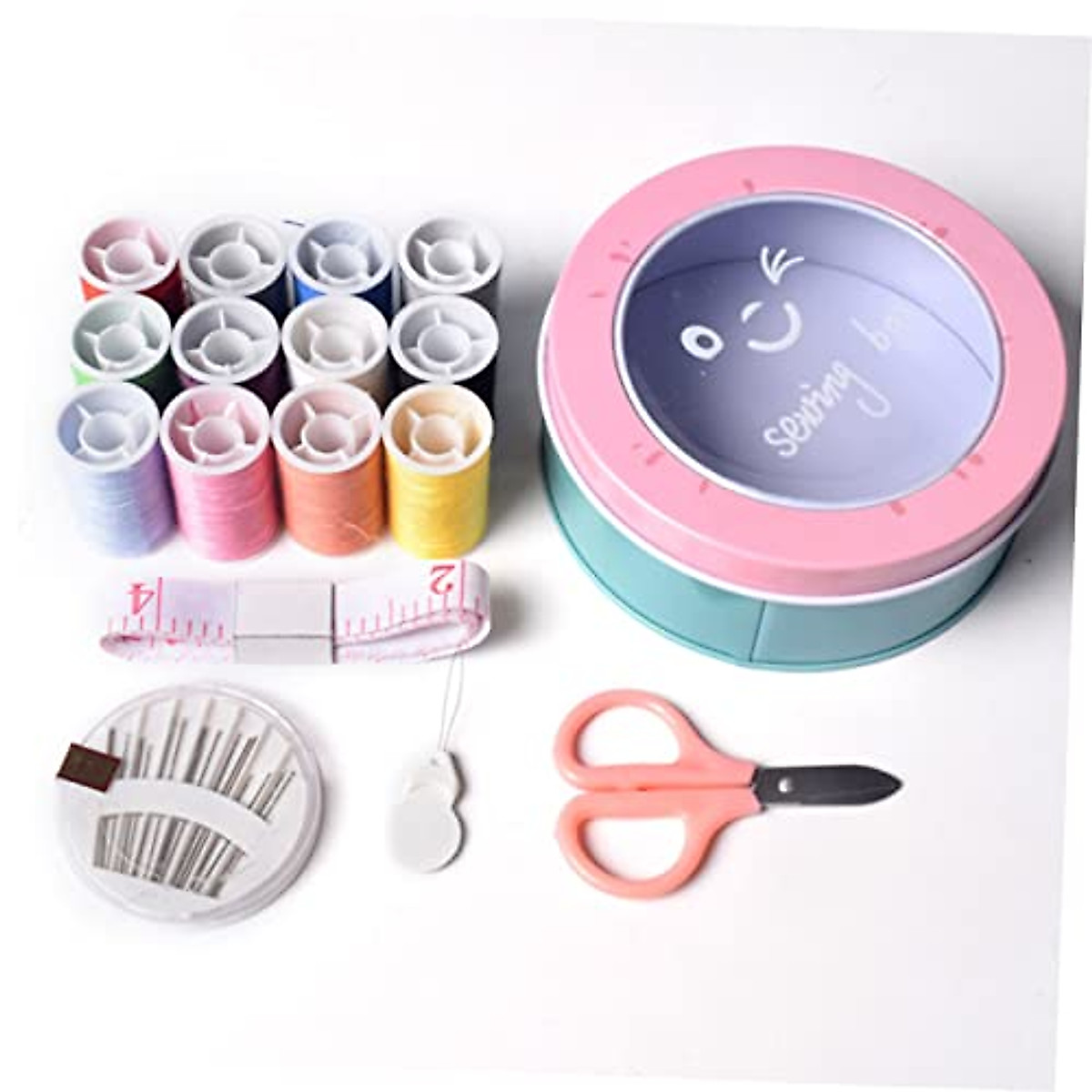 EXCEART 1 Set Thread Repair Kit Sewing Tool Needle Thread Kit Mini Sewing Kit Sewing Thread Case Portable Sewing Kit Embroidery Compact Sewing Kit Sewing Thread Box Household Travel