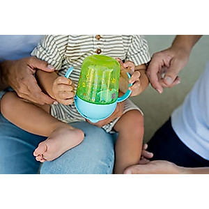 The First Years CoComelon Weighted Straw Cup — Bottle to Cup Transition Toddler Cups — 7 Oz — 6 Months and Up