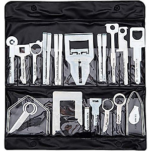 Keple 38 Pcs Car Radio Release Keys Set Vehicle Panel Stereo Removal Trim Tool Kit Compatible with Audio GPS CD Player Radio Head Unit Navigation Installation Disassembly Tools | Pack of 38