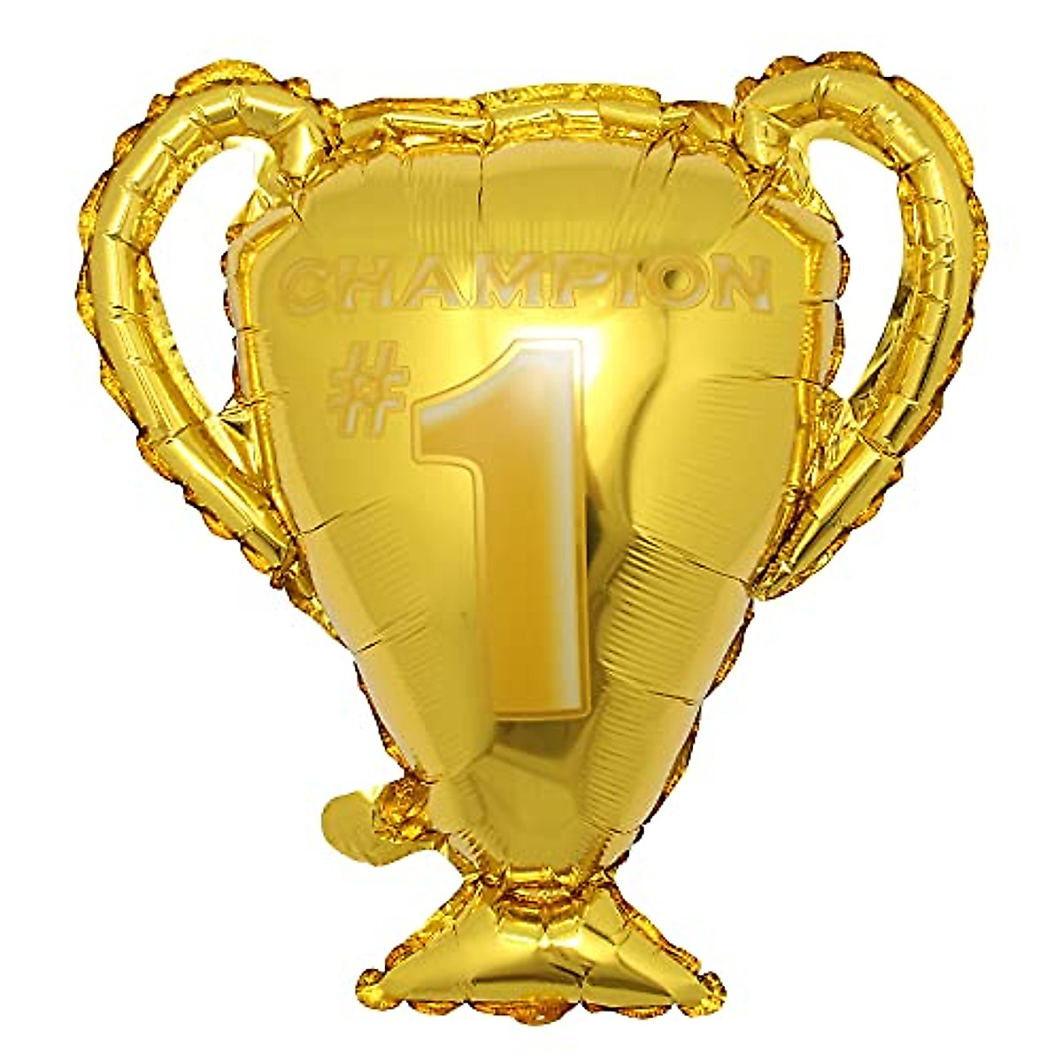 Gold Champion The First Prize Sport Balloons Soccer Party Balls Baby Shower Boys Birthday Games Toys Event Party Decorations Supplies (Champion Trophy)