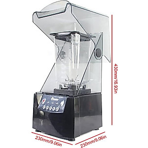 Blenders for Kitchen, 1.8L Countertop Professional Blenders Commercial Soundproof Blender Smoothie Maker Juice Ice Crusher Mixer with Two Volume Units for Making Juices