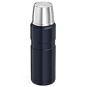 THERMOS Stainless King Flask, Midnight Blue, 470 ml