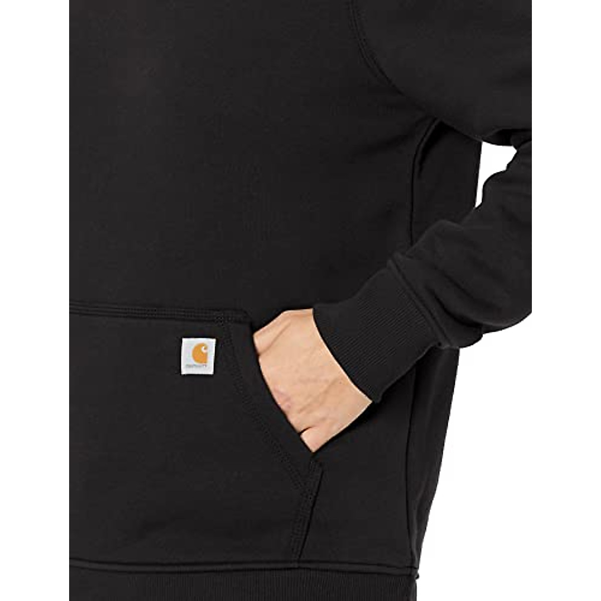 Carhartt Women's Clarksburg Pullover Sweatshirt (Regular and Plus Sizes), black, X-Large