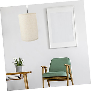 WHAMVOX Accessories cylinder desk lamp Linen pendant lamp shade Household Lampshade floor decorate floor lamp household Simple wall lamp shade small lampshade Table Light Accessories