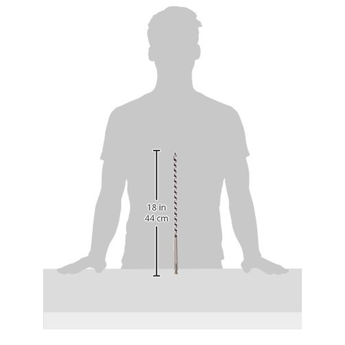 IRWIN WeldTec Auger Wood Drill Bit 7/16" X 17" (4935570)