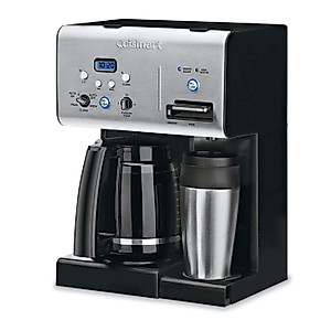 Cuisinart CHW-12P1 12-Cup Programmable Coffeemaker with Hot Water System, Black