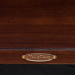 Christopher Knight Home Rivera Acacia Wood Accent Table, Brown Mahogany 13 in. x 13 in. x 30 in.