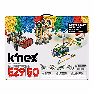 K’NEX Imagine: Power and Play Motorized Building Set – 529 Pieces, STEM Learning Creative Construction Model for Ages 7+, Interlocking Building Toy for Boys & Girls, Adults
