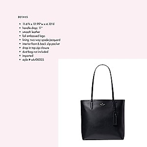 kate spade handbag for women tote bag various collection (Jana-Black), multi, One Size