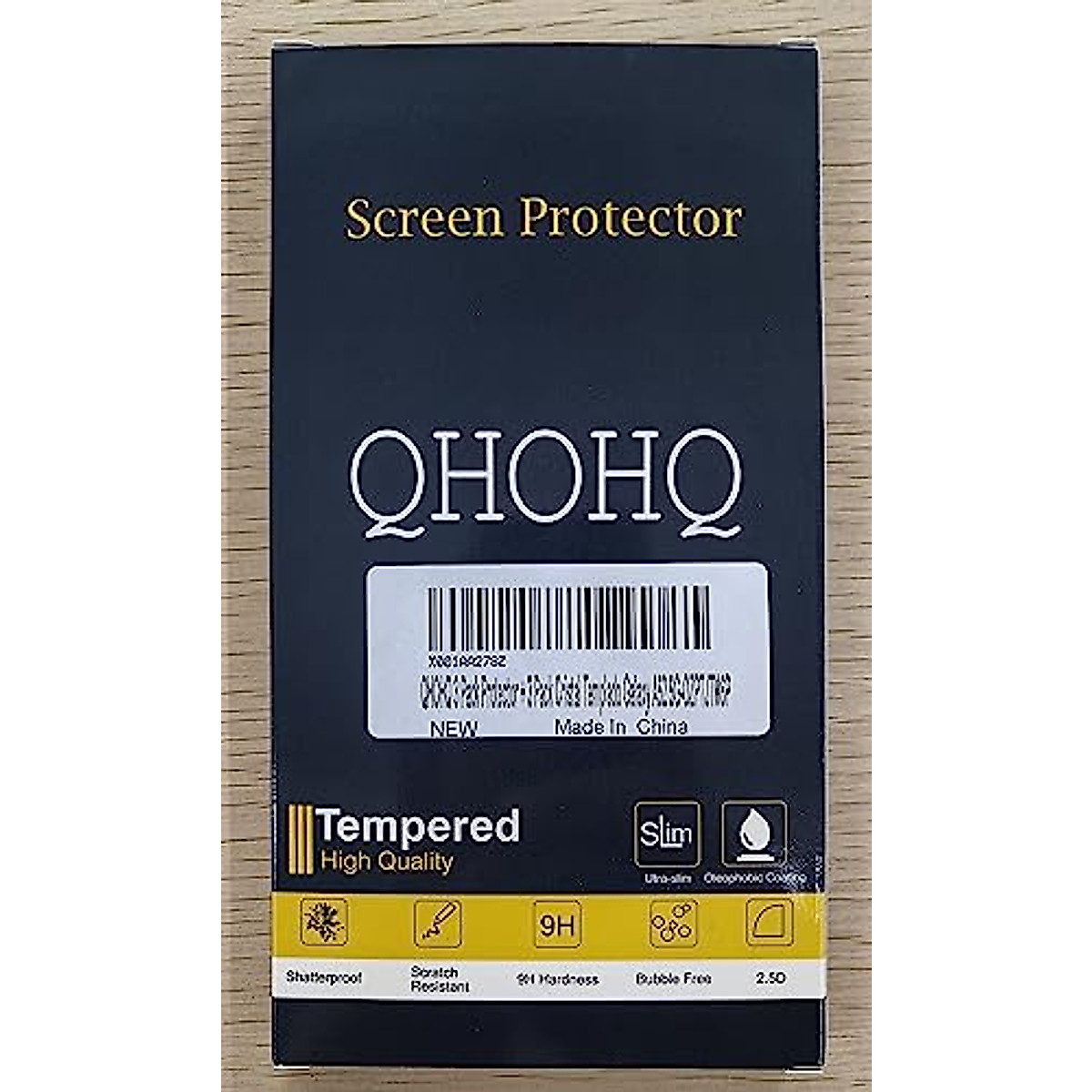 QHOHQ 3 Pack Screen Protector for Samsung Galaxy A52 4G/A52 5G/A52S 5G with 3 Pack Camera Lens Protector, Tempered Glass Film, 9H Hardness, HD, Anti-Scratch, 2.5D Edge, Anti-Fingerprint, Easy to install