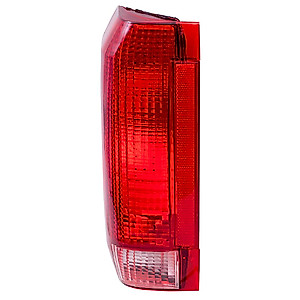 EPIC LIGHTING OE Style Replacement Rear Brake Tail Lights Assembly Compatible with Ford 90-96 F-150 (10/89) 90-97 F-250 F-350 Styleside Bronco [ FO2800106 E9TZ13405C FO2801105 E9TZ13404C ] Pair