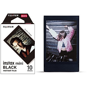 Fujifilm Instant Mini Black Frame Film BluebirdSales Starter Kit (2 Pack) 20 Exposures
