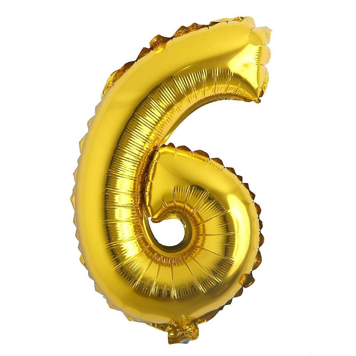 32 inch Letter Balloons Gold Alphabet Number Balloons Foil Mylar Party Wedding Bachelorette Birthday Bridal Shower Graduation Anniversary Celebration Decoration (32 inch 6 Gold)