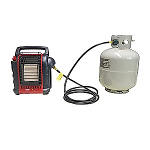 Mr. Heater F273703-144 12-Foot Propane Hose Assembly, Acme Nut x 1 by 20 Male Throwaway Cylinder Thread