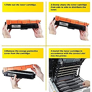 v4ink Compatible Toner Cartridge Replacement for Brother TN221BK TN225BK Work with HL-3140 3142 3150 3152 3170 3172 3180, MFC-9130 9140 9320 9330 9340, DCP-9020, 1-Pack Black