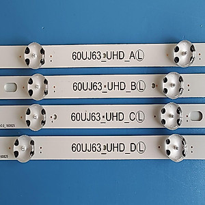 WAHRE LED Backlight Strip Fit for Lg 60UJ6309 60UJ6300 60UJ6050 60UJ630V 60UJ634V EAV63673006 17Y 60inch 60UJ63_UHD_A B C D NC600DGE