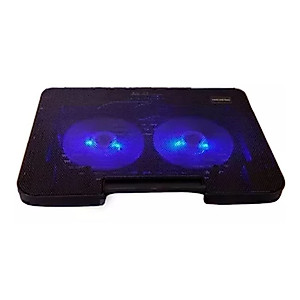 Laptop Cooler Cooling Pad, Dual Fan USB Powered Gaming Cooling Pad Stand High Speed Laptop Cooling Pad for 14in 15in 17in Devices