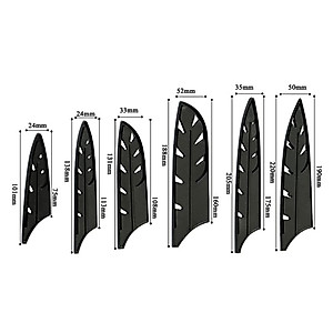 Plastic Cutlery Plastic Knife Universal Paring Knife Blade Guards Protectors Chef Vegetable Knife Cover for Home Kitchen Shop Suitcase Suitcase Pocket Protector