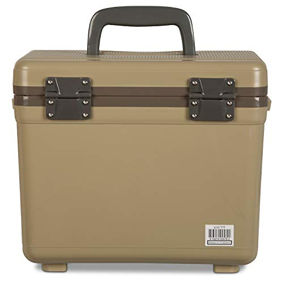 Engel UC7 7.5qt Leak-Proof, Air Tight, Drybox Cooler and Small Hard Shell Lunchbox for Men and Women in Tan