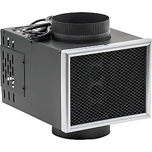 US Stove Vogelzang HR-6 Heat Reclaimer, Fully Automatic Quiet 130 CFM Blower, Fully Sealed from Flue Gasses, Compatible with all Wood or Coal Stoves, 6 Inch Diameter Flue Pipe