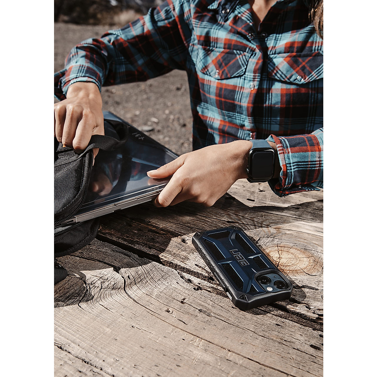 URBAN ARMOR GEAR UAG Designed for iPhone 13 Pro Case Blue Mallard Rugged Lightweight Slim Shockproof Premium Monarch Protective Cover, [6.1 inch Screen]