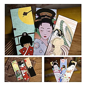 30 Pcs Vintage Japanese Style Bookmarks (Japanese Painting)