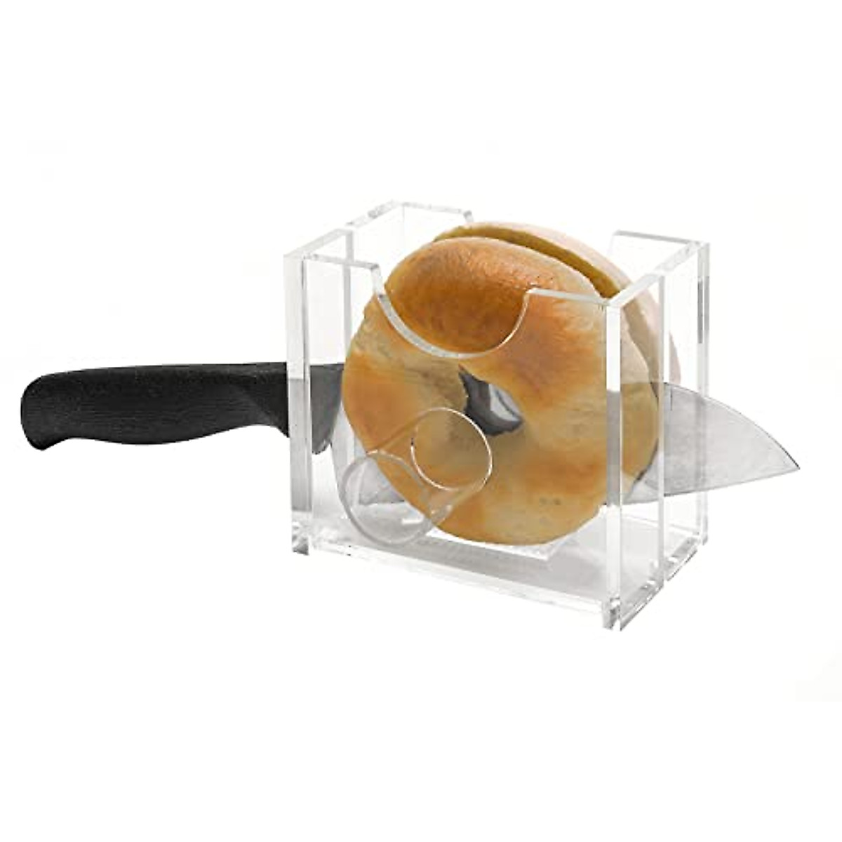 Bagel Cutter for Jewish Holidays, Happy Hanukkah Gifts for Women or Men - Roshashana, Chanukah, Passover - Acrylic Slicer