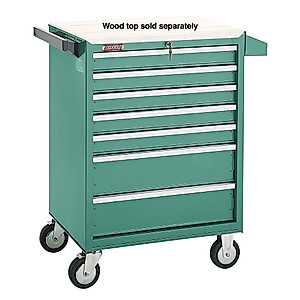 Grizzly Industrial H0842-7-Drawer Tool Cabinet with Ball Bearing Drawer Slides