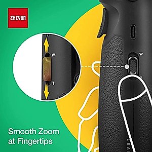 ZHIYUN Crane M2 3-Axis Gimbal Stabilizer for Light Mirrorless Camera,Action Camera,Smartphone,for Sony A6000,A6300,A6500,RX100M,GX85,Gopro Hero 5/6/7,iPhone Xs XR,WiFi/Bluetooth Control,720g Payload
