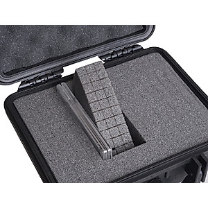 Case Club Graded Card Storage Box Fits up to 34 Card Slabs, or 100+ Sleeve Top Loaders- Travel Case fits Pokemon, MTG, & Sports Trading cards in Waterproof Exterior with Customizable Foam Interior