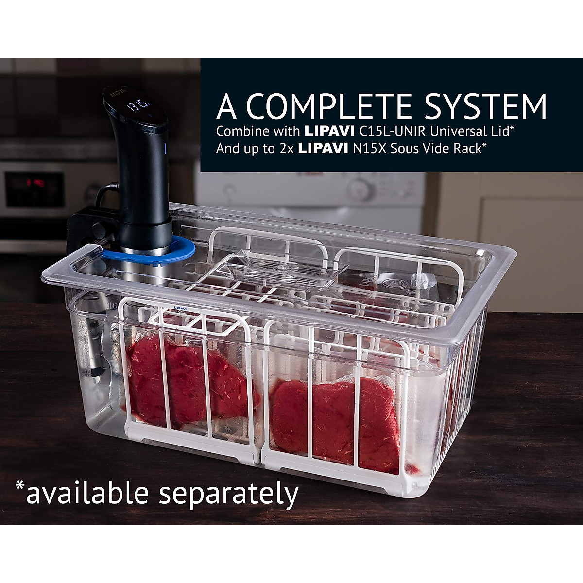 LIPAVI C15 19 Qt Sous Vide Water Bath