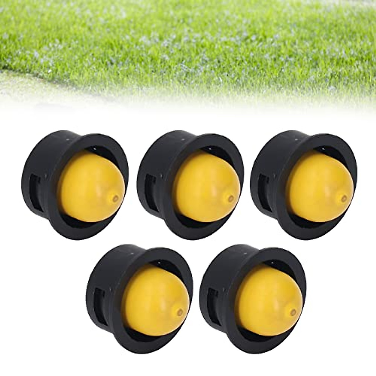 Zerodis Lawn Mower Carburetor Primer Bulb, Bottom Iron Carburetor Blowers Primer Bulb for Garden