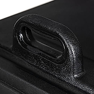 Carlisle FoodService Products Cateraide Plastic Insulated Dual Capacity Food Pan Carrier With Dolly, 10 Pan Capacity, 50 Inches, Black