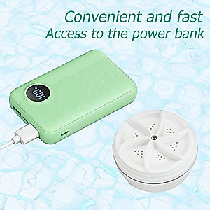 Mini Washing Machine Ultrasonic Turbine Washing Machine Portable Turbo Washer for Home Business Travel