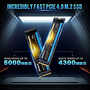 INLAND Performance 2TB GEN 4 PCIE 4.0 NVMe Internal SSD + Intel Core i9-12900K Desktop Processor with ASUS ROG Strix Z690-A Gaming WiFi D4 Motherboard