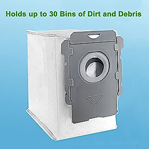 8Pack Vacuum Bags Replacement for irobot Roomba i8,i8+(8550),i7,i7Plus,i6,i6+(6550),i4,i4+(4552),i3,i3+(3550),s9+(9550),s9, j7+,j7 Vacuum Clean Base with Automatic Dirt Disposal Bin Bags(8PACK)