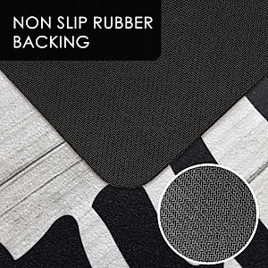 EARTHALL Laundry Room Rug, Farmhouse Laundry Rugs for Laundry Room, Kitchen Runner Rugs Non Skid Washable, Laundry Organization Laundry Mat, Laundry Accessories Decor, Light Grey,20"x60"