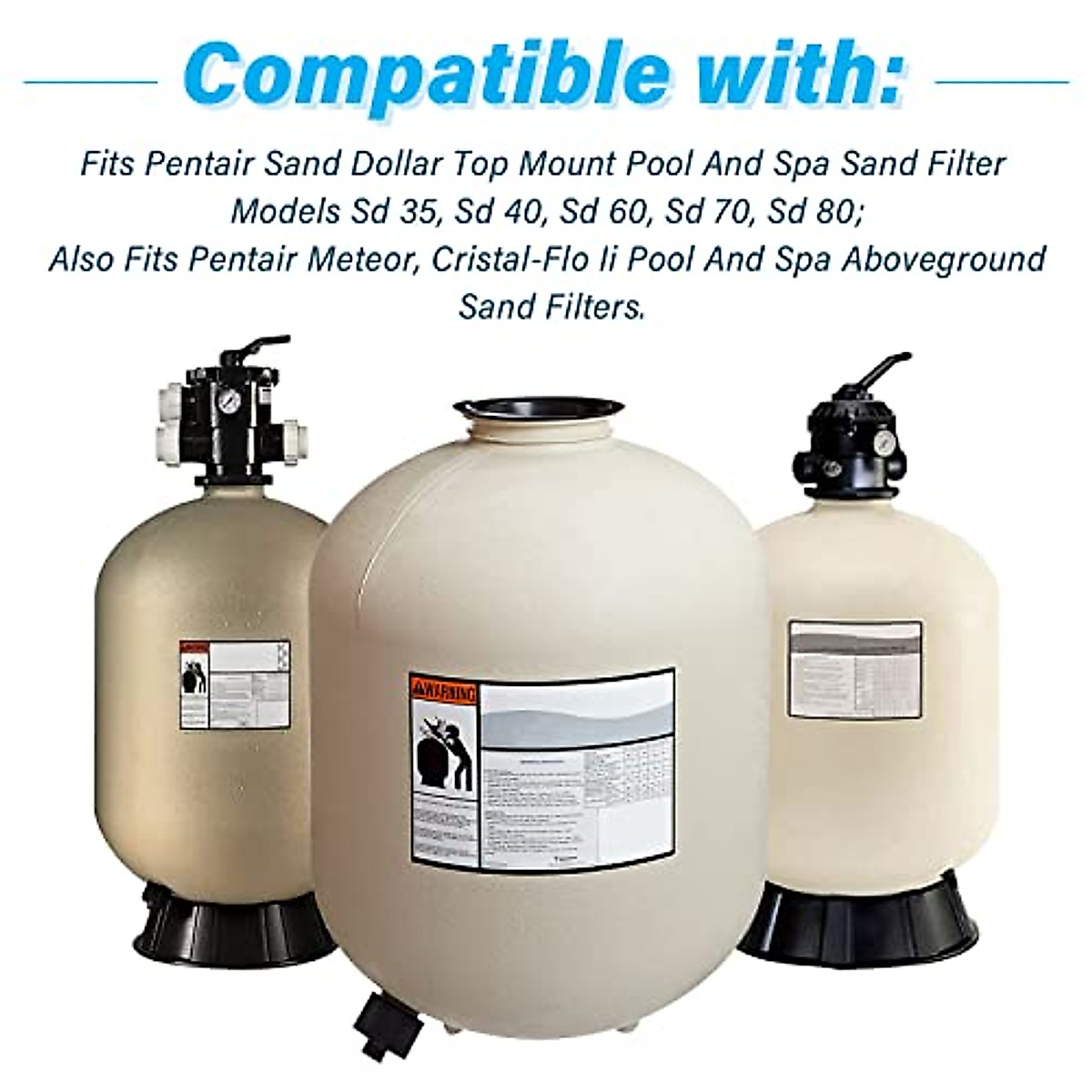 154712 Pool Drain Cap Replacement - for Pentair Sand Dollar Top Mount Above Ground Pool & Spa Sand Filter Models Sd 35, Sd 40,etc.