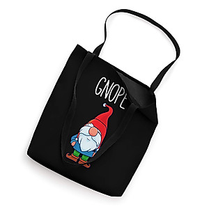 Gnope, Tomte Garden Gnome Gift, Funny Scandinavian Nope Tote Bag