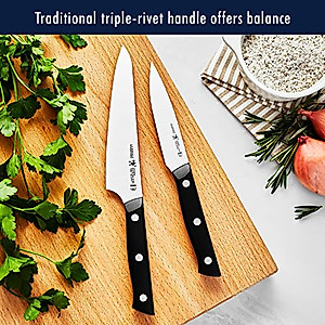 HENCKELS Dynamic Razor-Sharp 15-Piece Knife Set with Block, German Engineered Informed by 100+ Years of Mastery